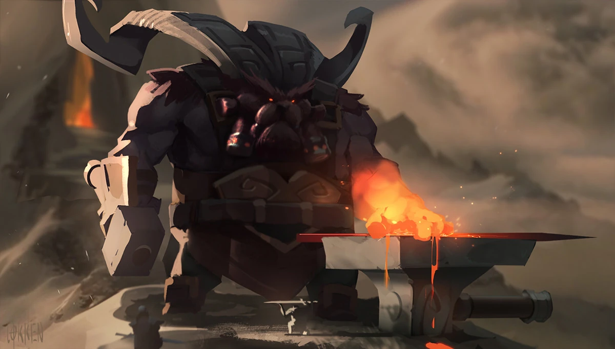 Image - Ornn splash concept 03.jpg | League of Legends Wiki | FANDOM ...