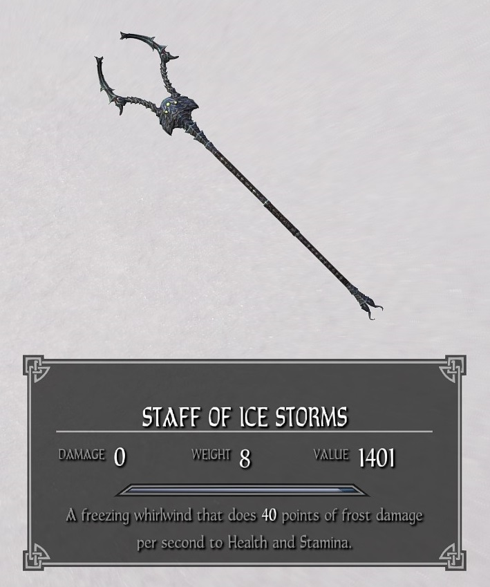 Bild Staff Of Ice Storms Legacy Of The Dragonborn Deutsch