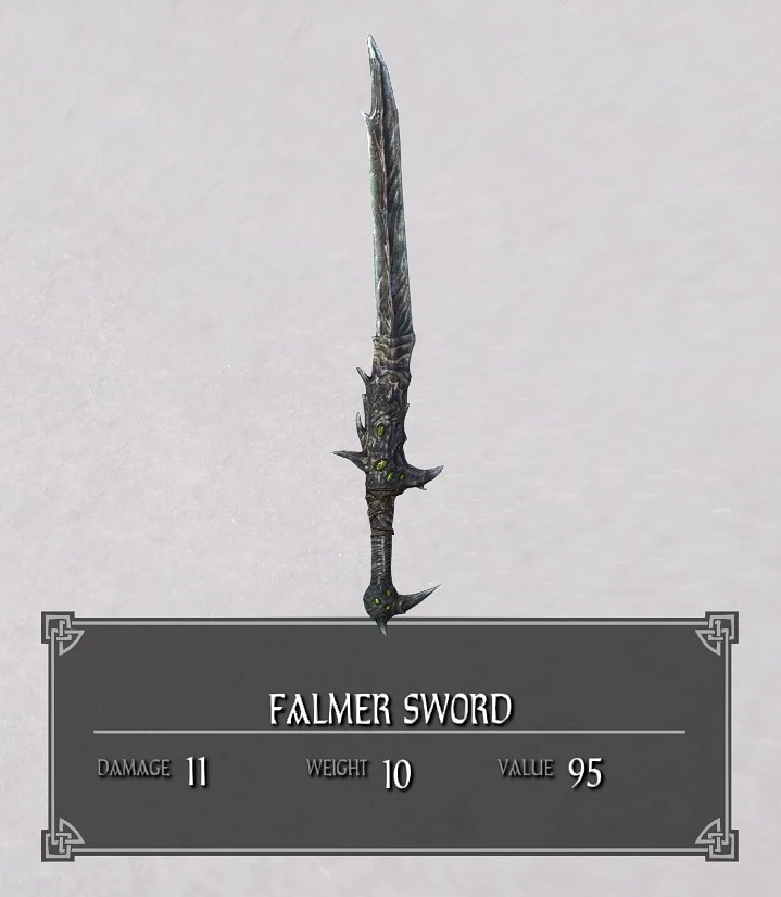 Falmer Sword | Legacy of the Dragonborn | Fandom