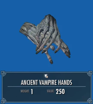 Ancient Vampire Hands | Legacy of the Dragonborn | Fandom