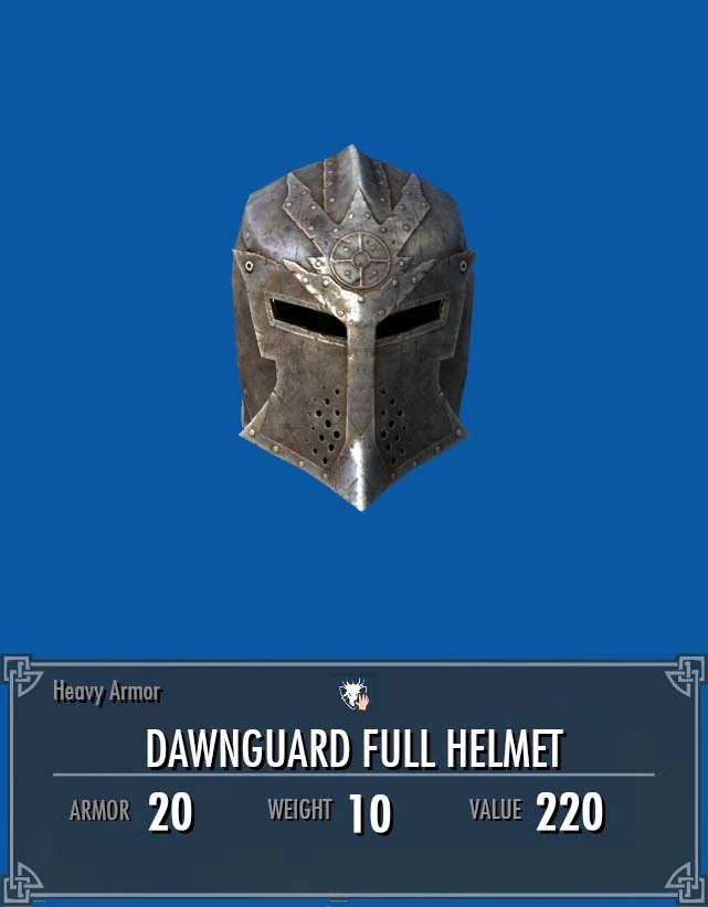 Dawnguard Full Helmet | Legacy of the Dragonborn | Fandom