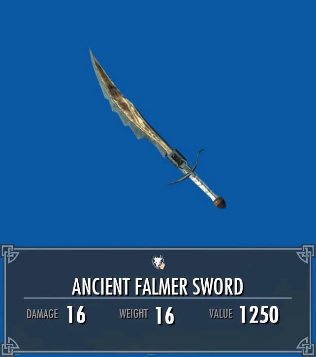 Ancient Falmer Sword | Legacy of the Dragonborn | Fandom