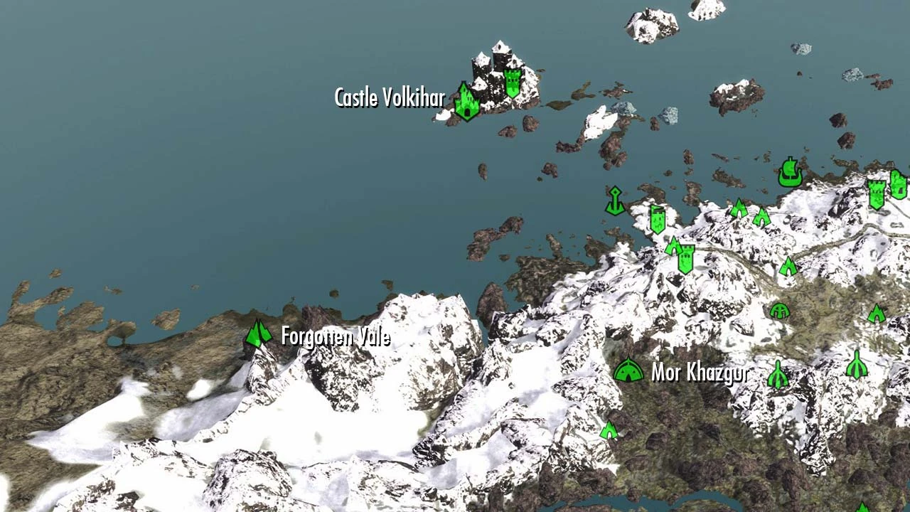 Image - Forgotten Vale on map.jpg | Legacy of the Dragonborn | FANDOM ...