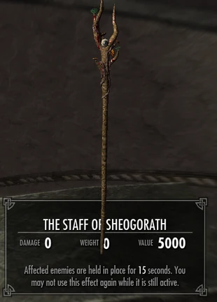 The Staff of Sheogorath | Legacy of the Dragonborn | Fandom