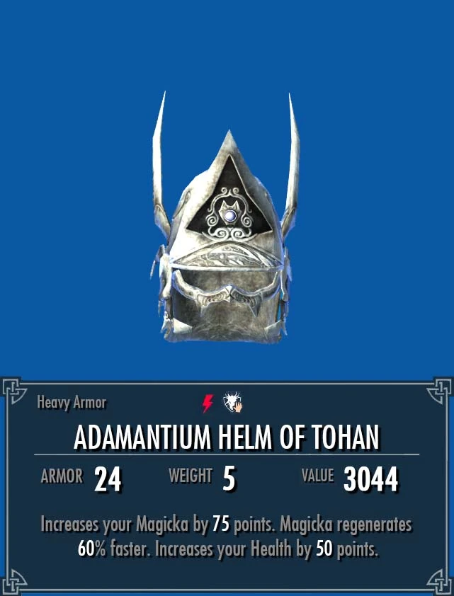 Adamantium Helm of Tohan | Legacy of the Dragonborn | Fandom