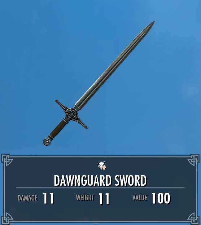 Dawnguard Sword | Legacy of the Dragonborn | Fandom