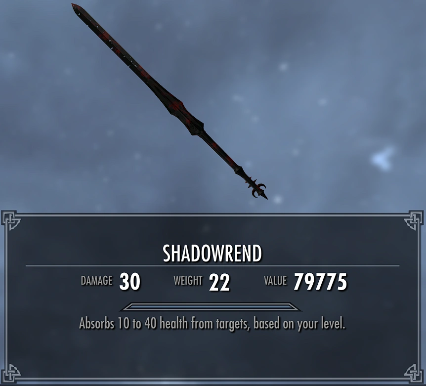 Shadowrend | Legacy of the Dragonborn | Fandom