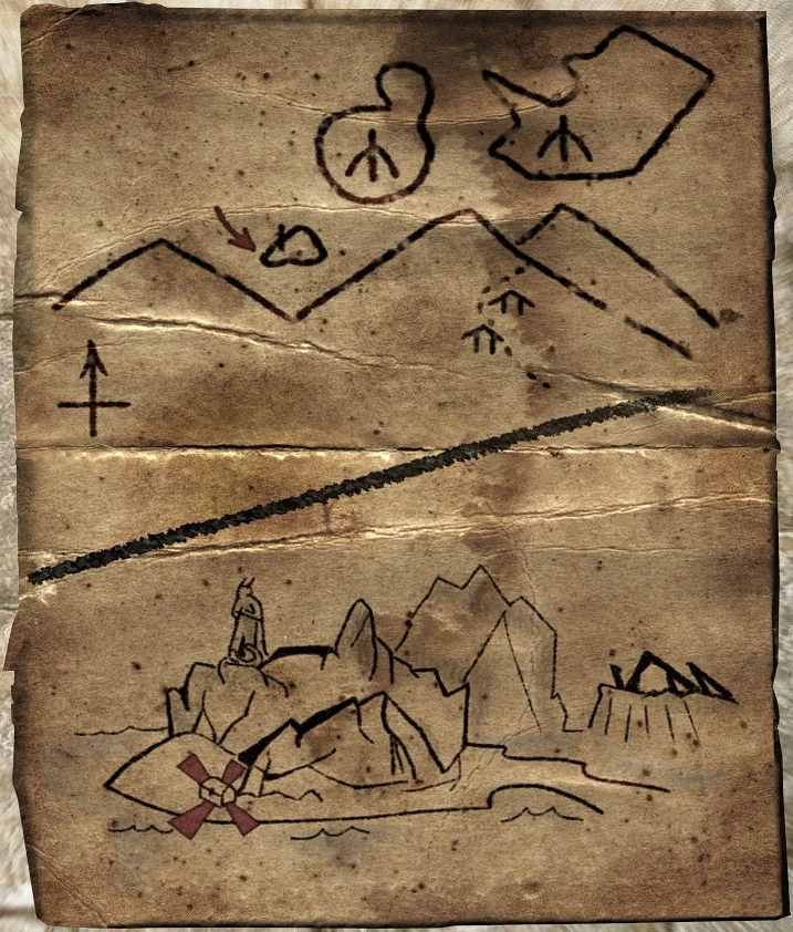 Treasure Map, Velehk Sain's | Legacy of the Dragonborn | Fandom