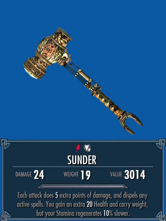 Sunder | Legacy of the Dragonborn | FANDOM powered by Wikia