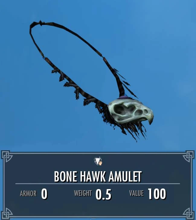 Bone Hawk Amulet | Legacy of the Dragonborn | Fandom