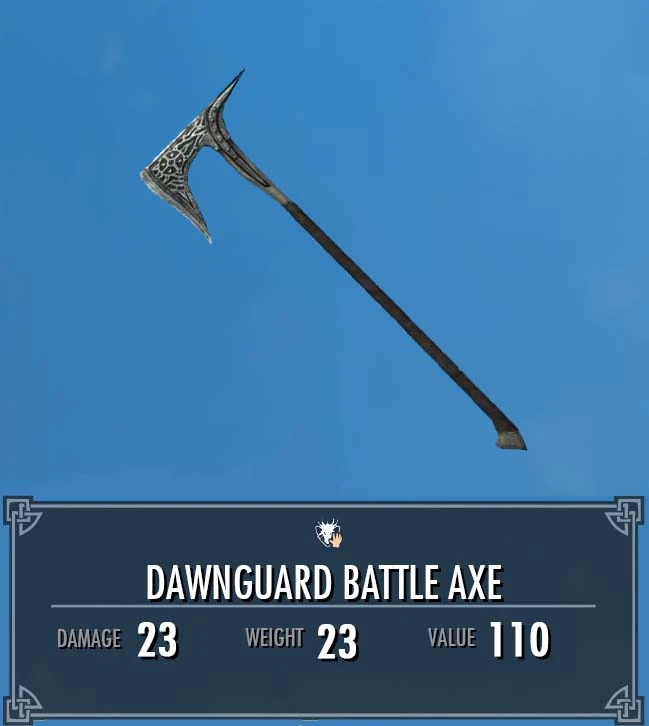 Dawnguard Battle Axe (Dawnguard Arsenal) | Legacy of the Dragonborn ...