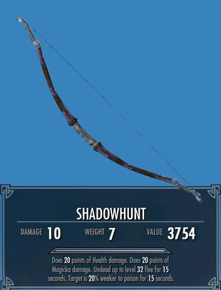 Shadowhunt (More Interesting Loot) | Legacy of the Dragonborn | Fandom