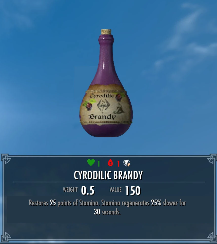 Cyrodilic Brandy | Legacy of the Dragonborn | Fandom