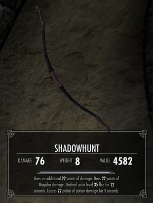 Shadowhunt (Oblivion Artifact Pack) | Legacy of the Dragonborn | Fandom