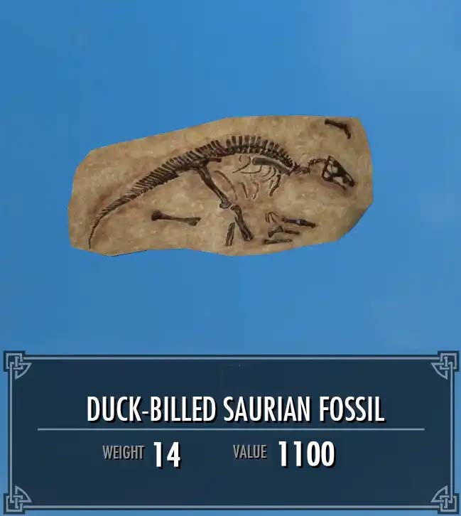 Duck Billed Saurian Fossil Legacy Of The Dragonborn Fandom