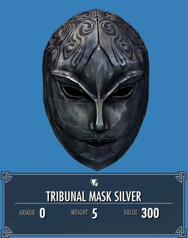 Tribunal Mask Silver | Legacy of the Dragonborn | Fandom