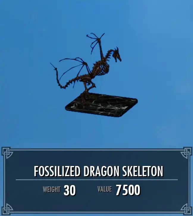 Fossilized Dragon Skeleton | Legacy of the Dragonborn | Fandom