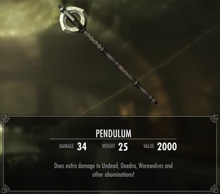 Pendulum | Legacy of the Dragonborn | Fandom