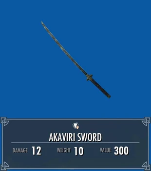 Akaviri Sword | Legacy of the Dragonborn | Fandom