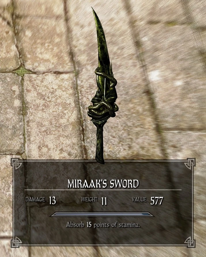 Miraak's Sword | Legacy of the Dragonborn | Fandom