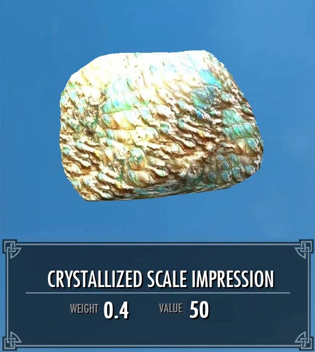 Crystallized Scale Impression | Legacy of the Dragonborn | Fandom