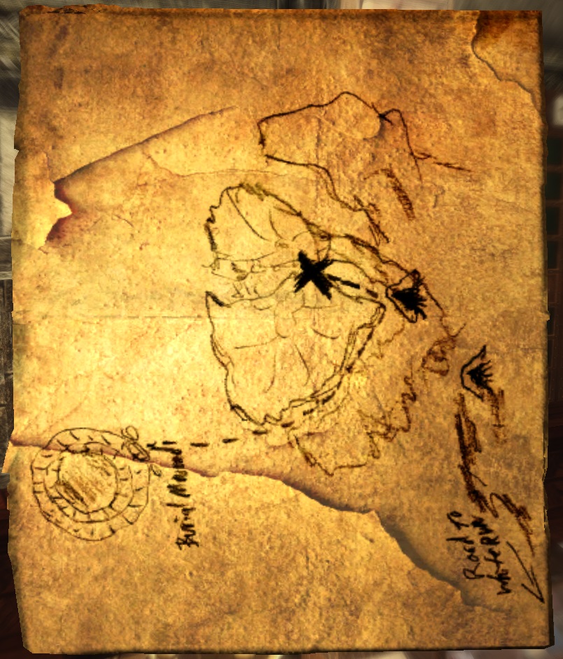 Treasure Map Xiv Legacy Of The Dragonborn Fandom Powered By Wikia