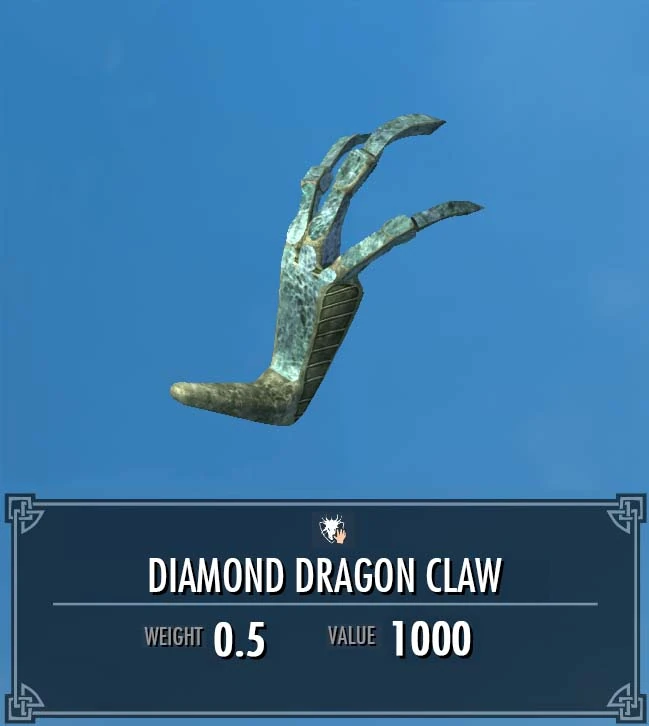 Diamond Dragon Claw | Legacy of the Dragonborn | Fandom