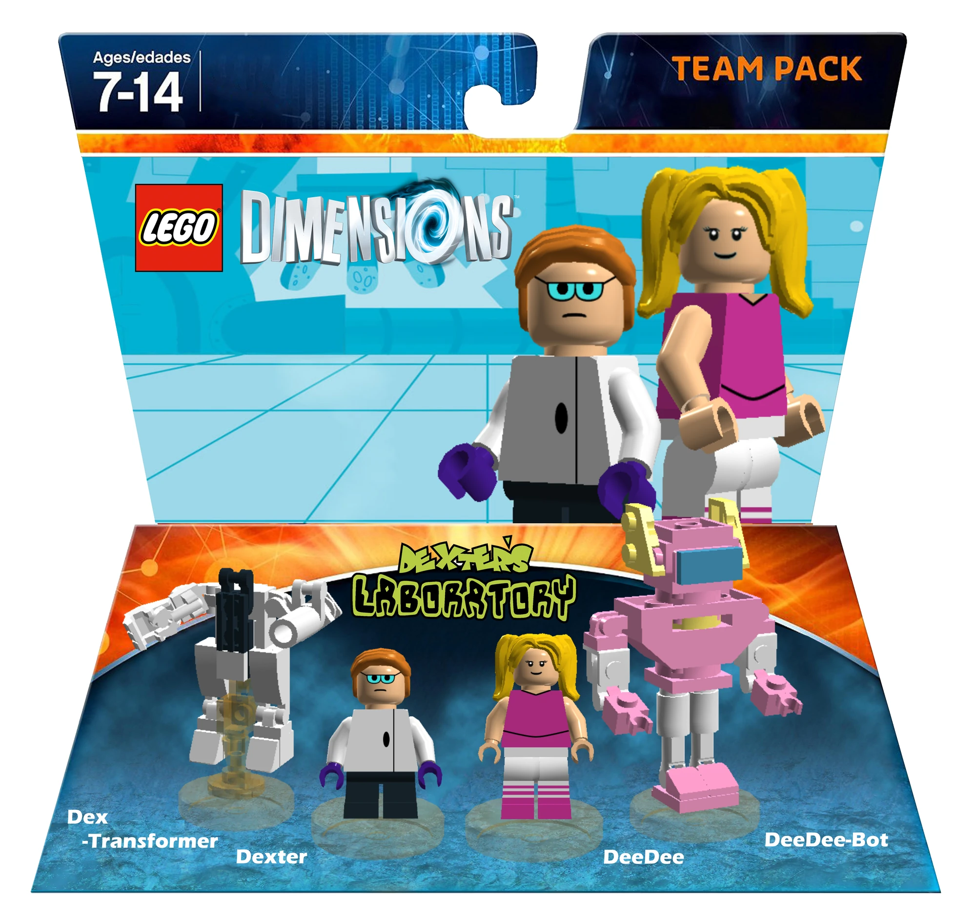 Dexter's Laboratory Team Pack (Xsizter) | LEGO Dimensions Customs Community | FANDOM powered by ...