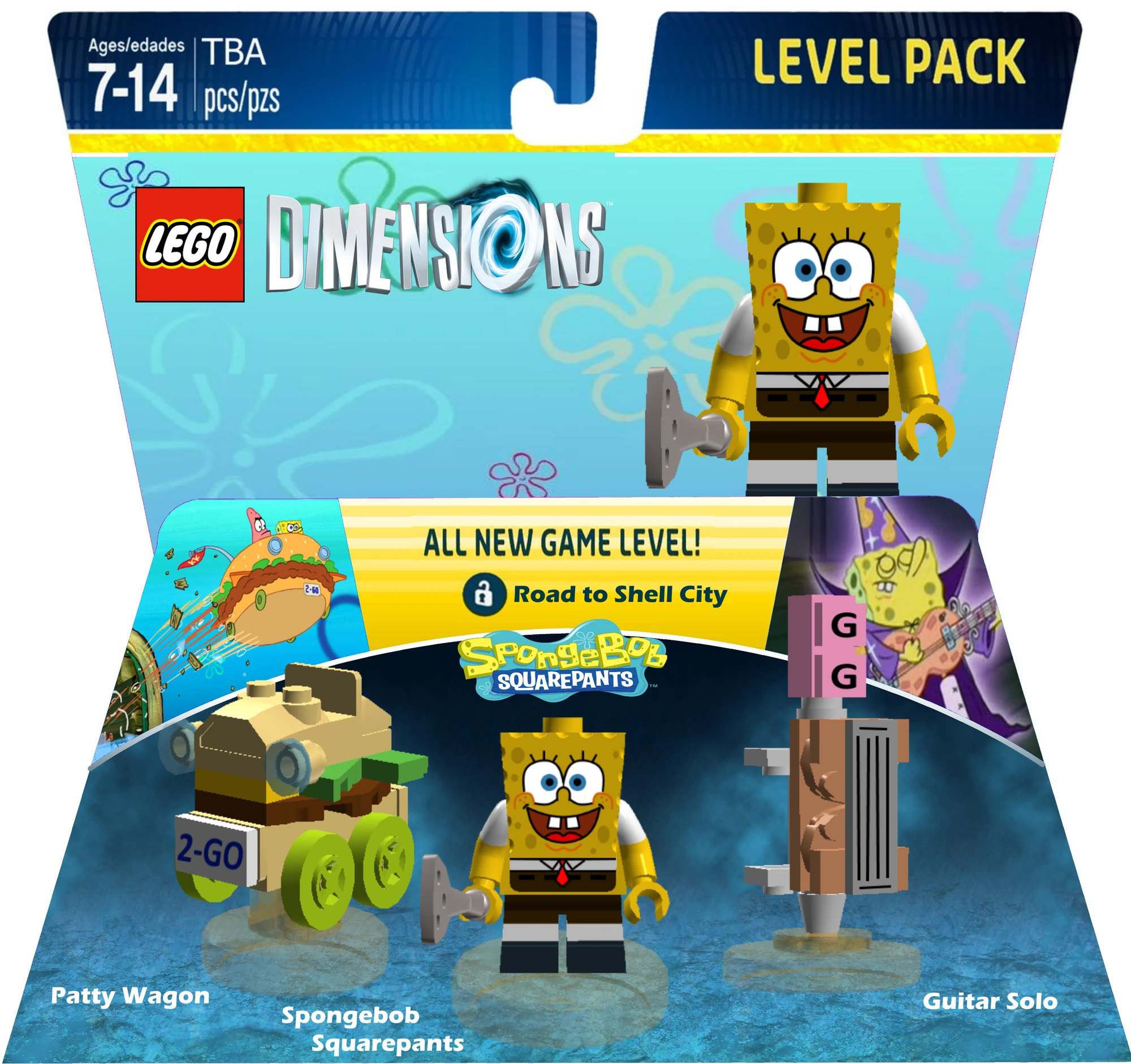 Image - SpongebobSquarepantsLevelPack.png | LEGO Dimensions Customs ...