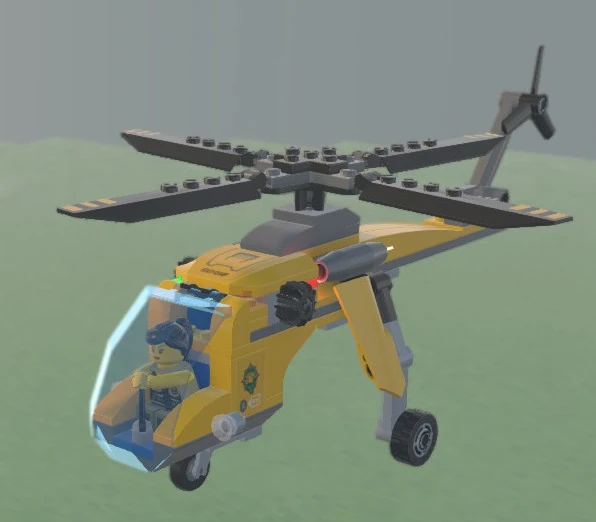 Jungle Cargo Helicopter | Lego Worlds Wiki | Fandom