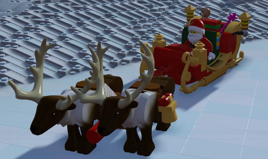 Santa Sleigh | Lego Worlds Wiki | Fandom