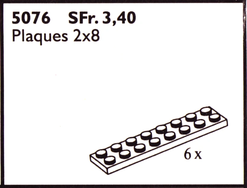 5076 Plates 2 x 8 | Brickipedia | Fandom