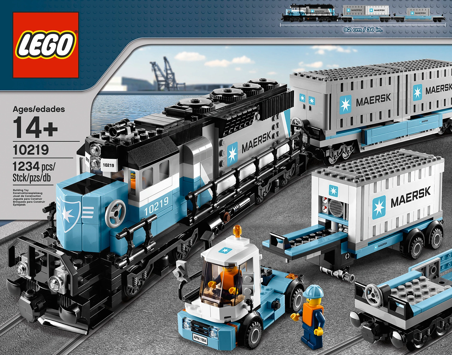 10219 Maersk Container Train | Brickipedia | FANDOM powered by Wikia