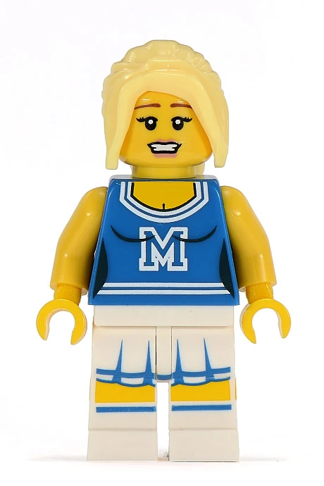 Lego 1 Minifigure Reversible Head Female Girl Big Smile Eyes Open ...