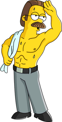 Image - Ned le musclé.png | Wiki Les Simpson : Springfield | FANDOM ...