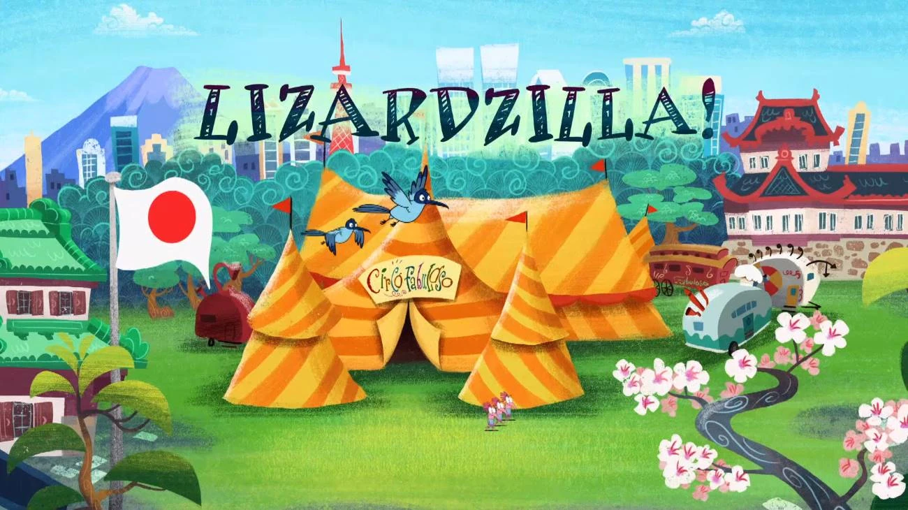 Lizardzilla! | Let's Go Luna! Wiki | Fandom