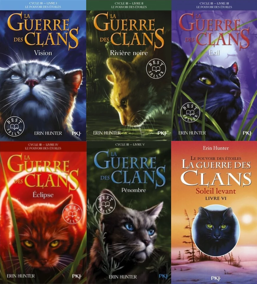 La guerre des Clans cycle 3 Le pouvoir des étoiles