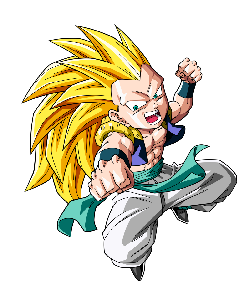 Imagem Gotenks Ssj 3 By Maffo1989 D8xt5o0 Png Wikia Liber Proeliis