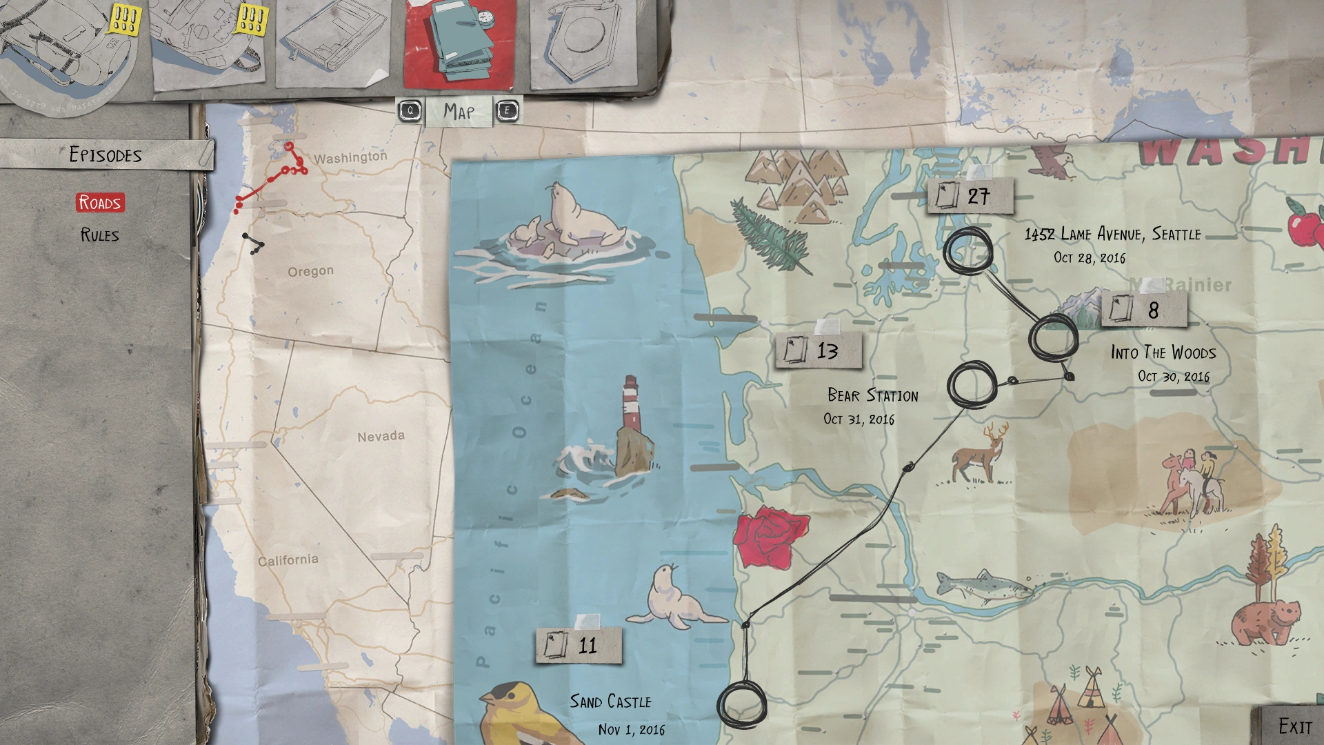 Sean's Map | Life is Strange Wiki | Fandom