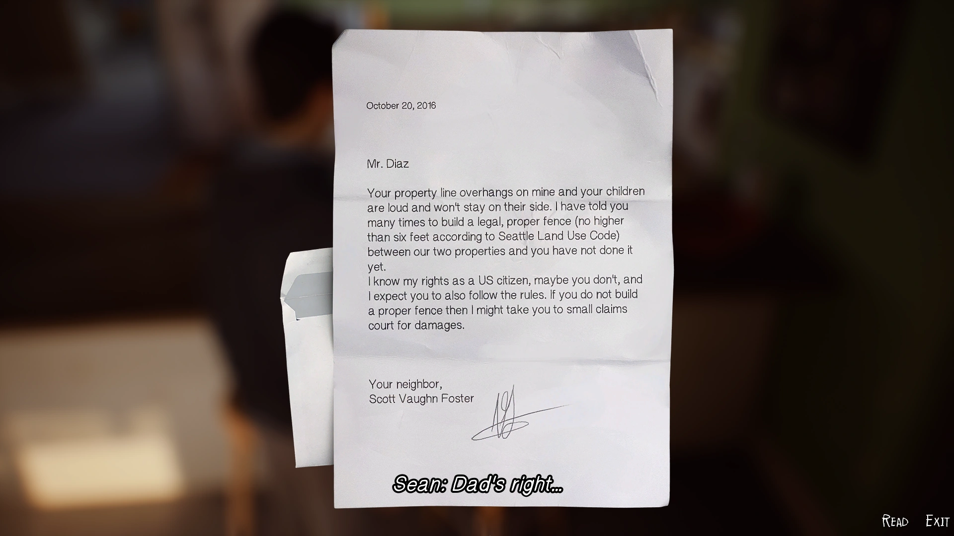 Sean's Notes | Life is Strange Wiki | Fandom