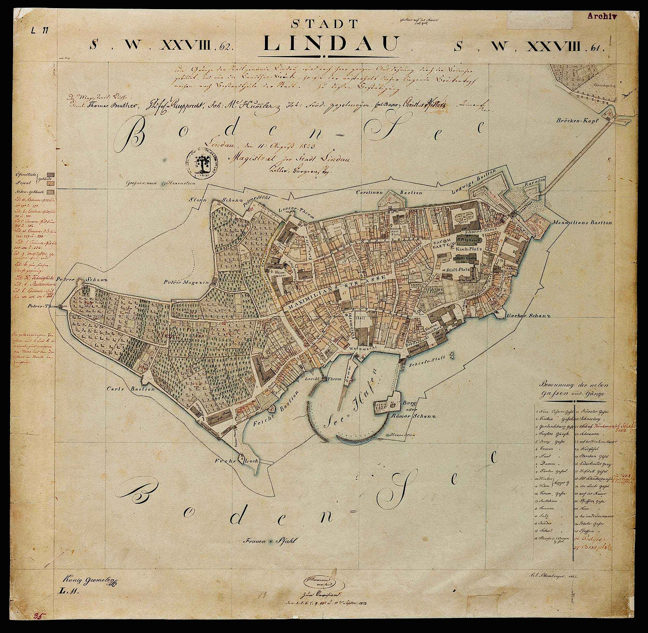 Lindau-Plan 1822 | De LINDAU Wiki | Fandom