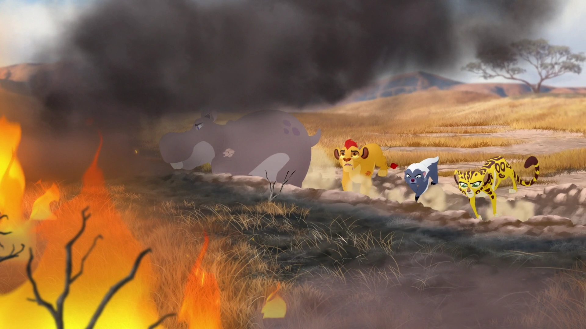 Beshte/Gallery/Rafiki's New Neighbors | The Lion Guard Wiki | Fandom