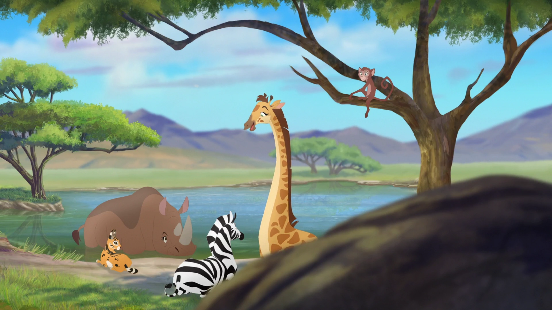 Female Monkey/Relationships | The Lion Guard Wiki | Fandom