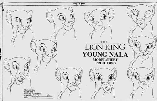 Image Nala Model Sheetpng The Lion King Wiki Fandom Powered By Wikia