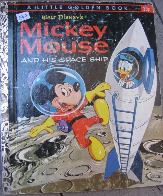 Image - Mickey Mouse and His Spaceship.jpg | Little Golden Books Wiki ...