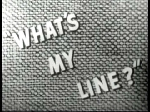 What's My Line? (US) | Logopedia | Fandom