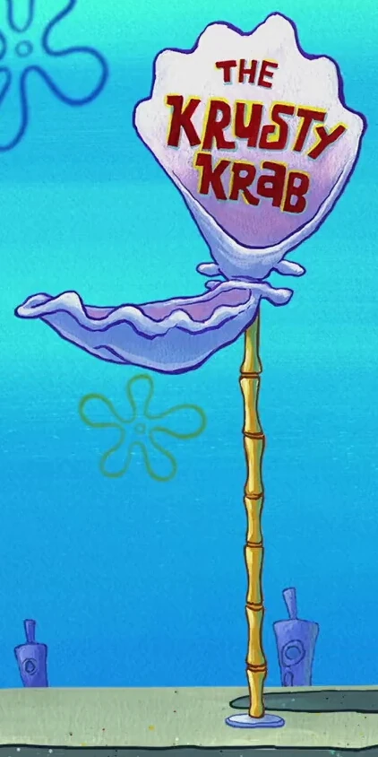 Image - The Krusty Krab sign, seen in-show.jpg | Logopedia | FANDOM ...
