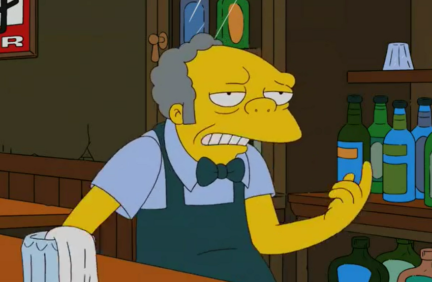 The Simpsons Moe Szyslak The Simpsons Simpsons Cartoo