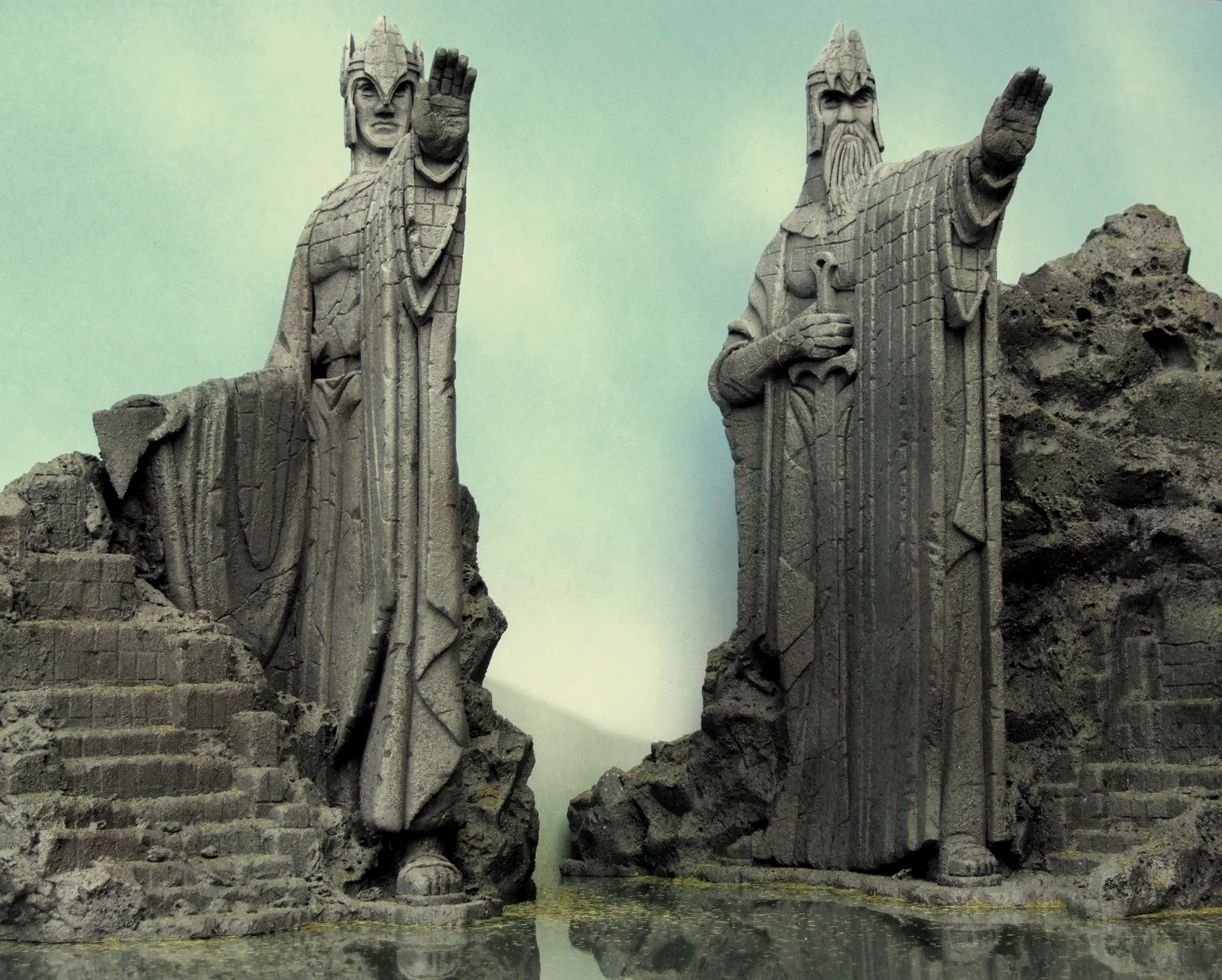 Bild - Argonath im Film.jpg | Der Herr der Ringe Wiki | FANDOM powered ...