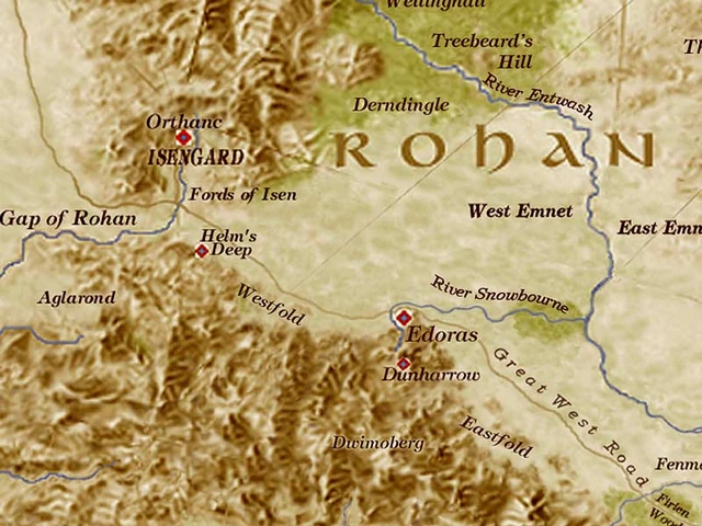 Bild - Rohan Map.jpg | Der Herr der Ringe Wiki | FANDOM powered by Wikia